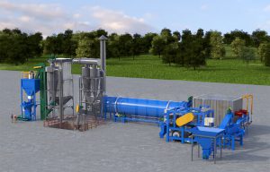 Large Capacity Cassava Residues Dryer Machine